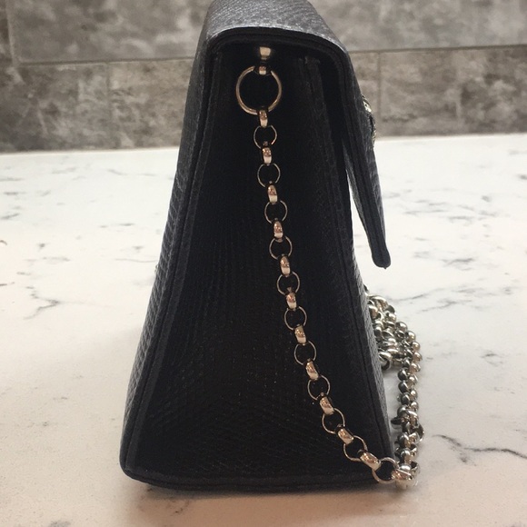 Judith Jack | Bags | Judith Jack Black Leather Evening Bag | Poshmark